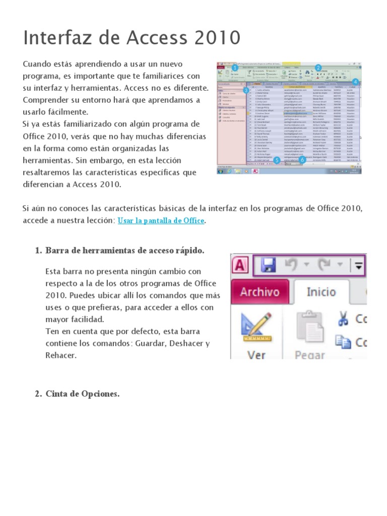 Interfaz de Access 2010 | PDF | Racismo | Discriminación y relaciones raciales