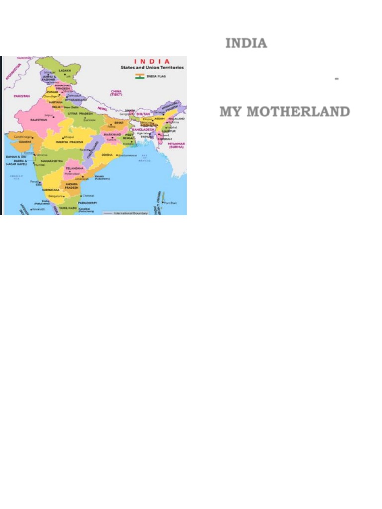 India - My Motherland | PDF | Himalayas | Earth Sciences