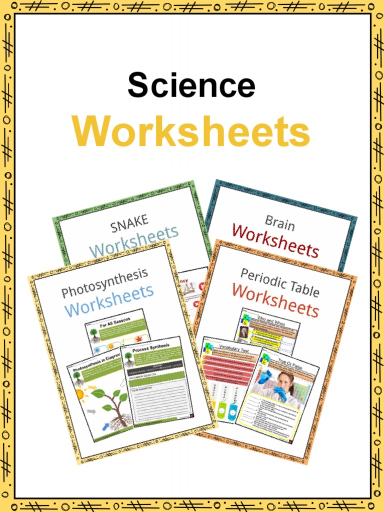 Science Worksheets New 1 | PDF | Periodic Table | Chemical Elements