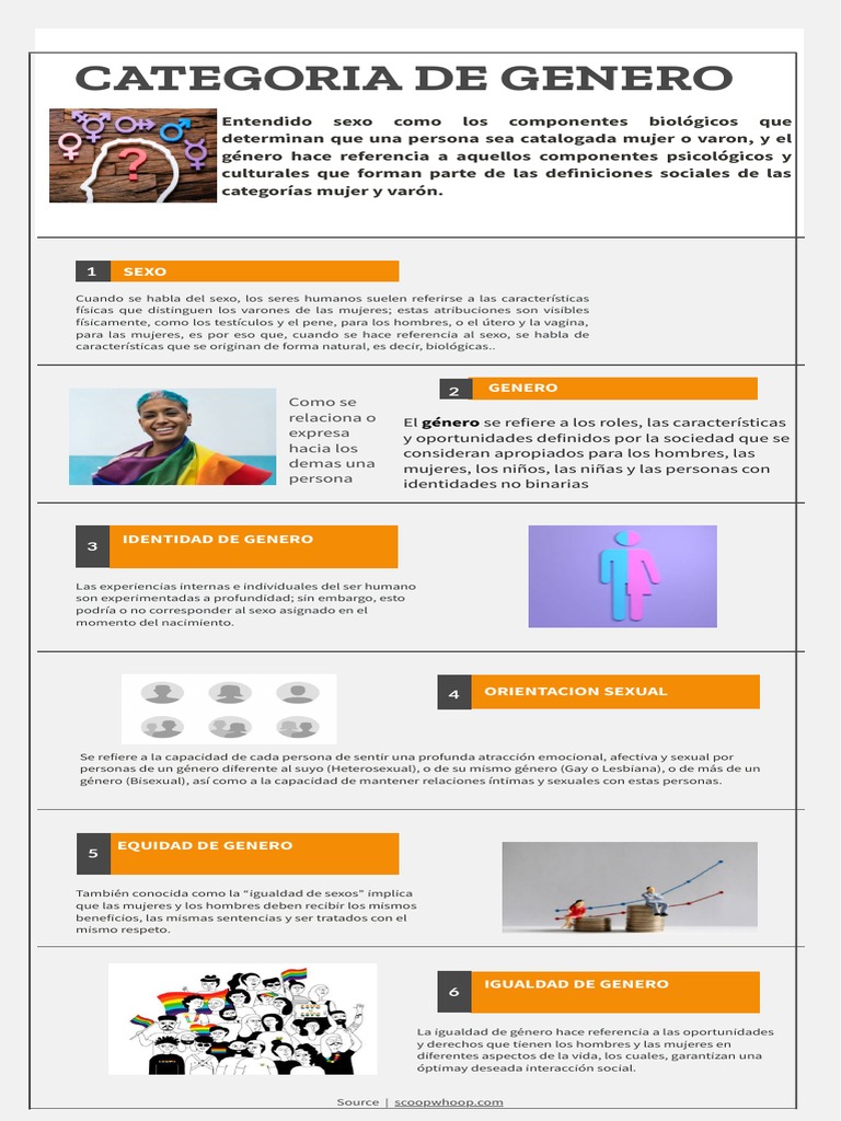 Infografia Categoria de Genero | PDF | Estudios de género | Género