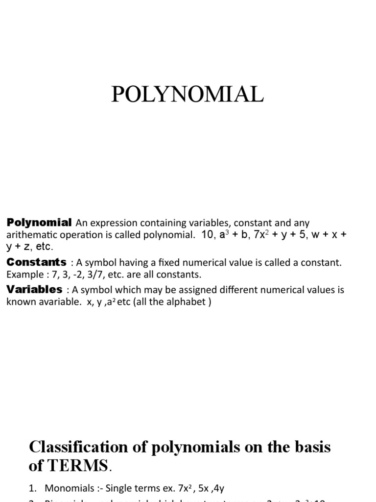 Polynomial 9th | PDF | Polynomial | Factorization