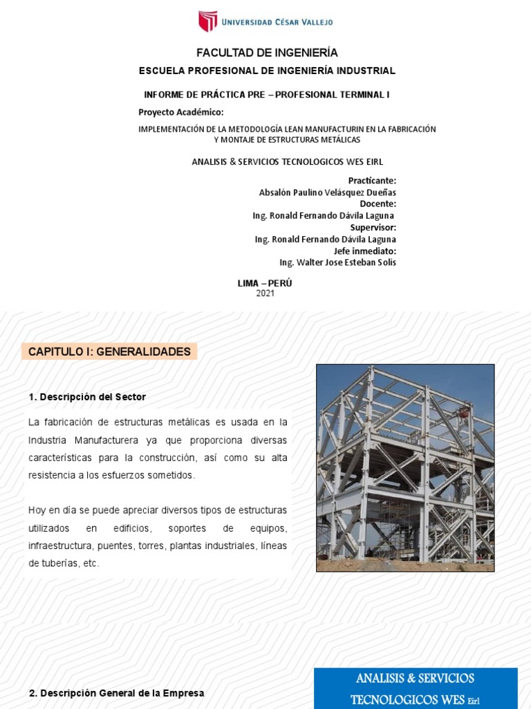 Informe Final de PPP1 | PDF | Lean Manufacturing | Calidad (comercial)
