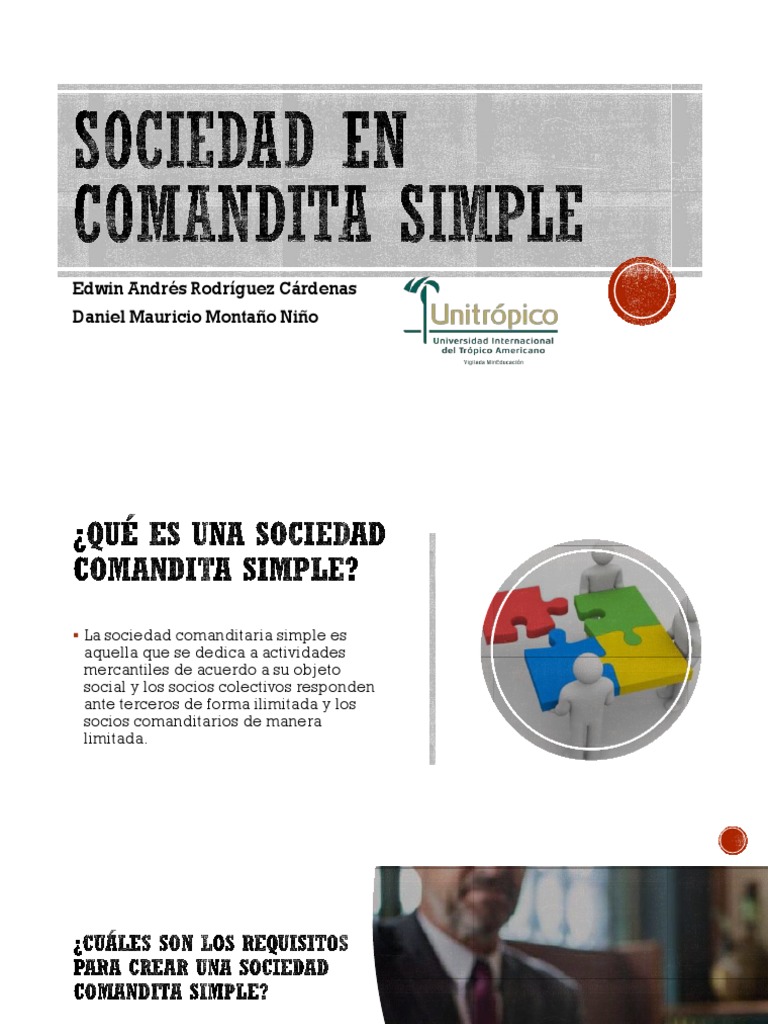 Sociedad en Comandita Simple | PDF | Sociedad de responsabilidad ...