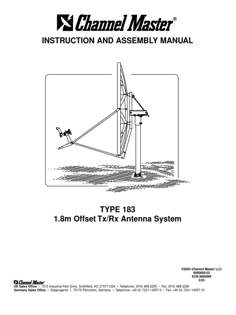 1.8 Channel Master | PDF | Screw | Nut (Hardware)