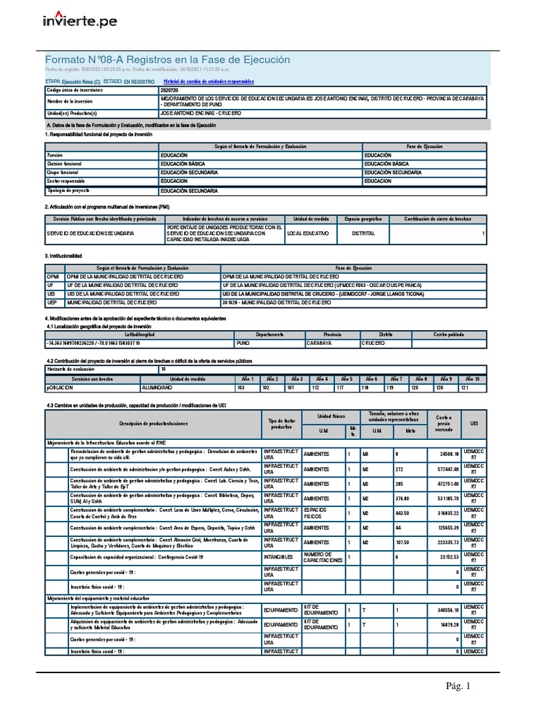 Formato 7a | PDF | Economias