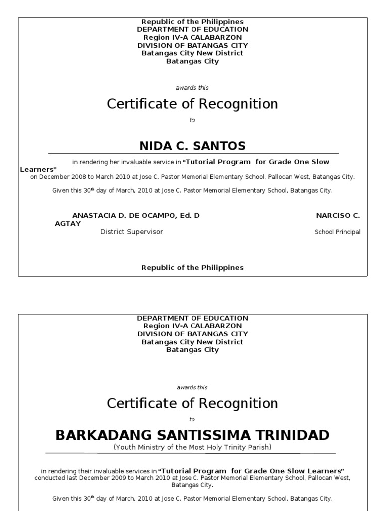 Certificate BST | PDF