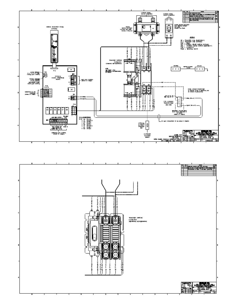 Ats RXT Wiring Diagram 100-400a Se - LCM - Gm95548 | PDF