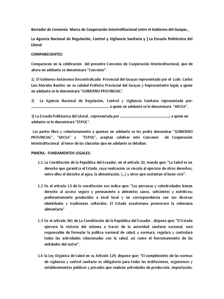 Por Revisar Convenio Arcsa | PDF | Educación más alta | Regulación