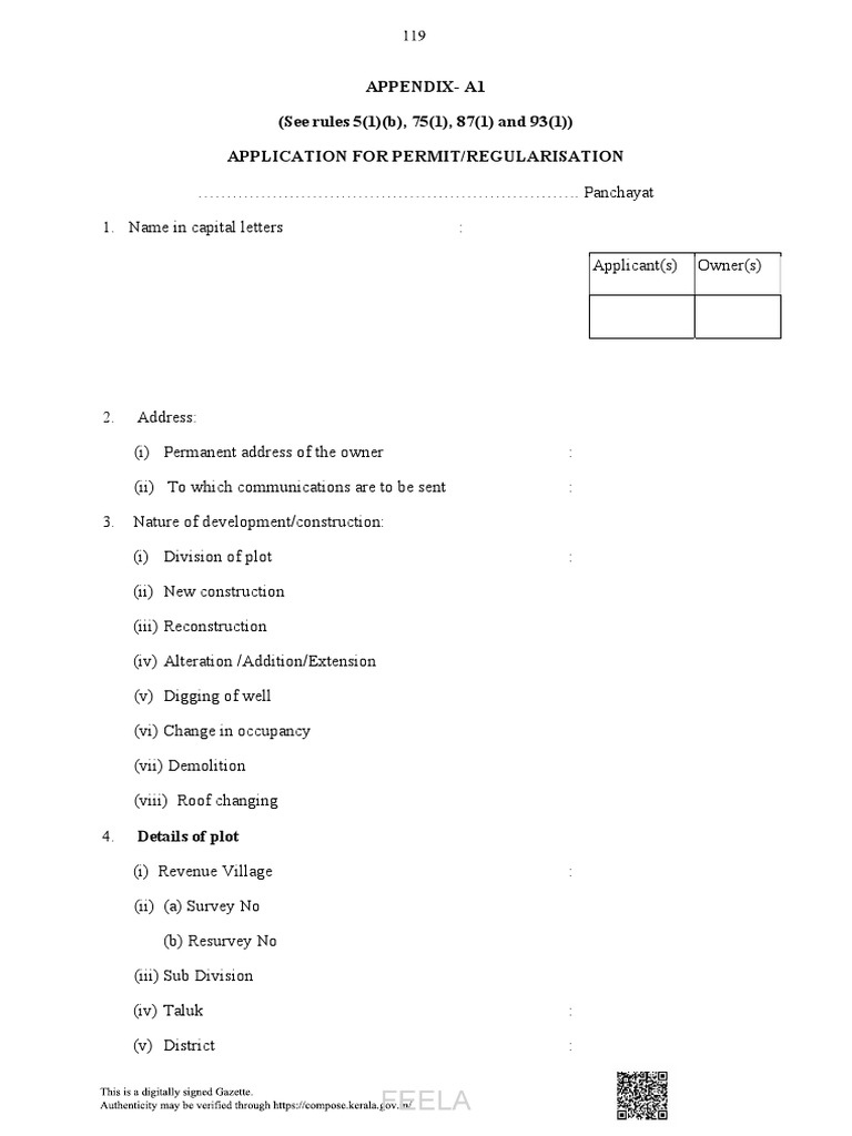 Application Appendix A1 | PDF