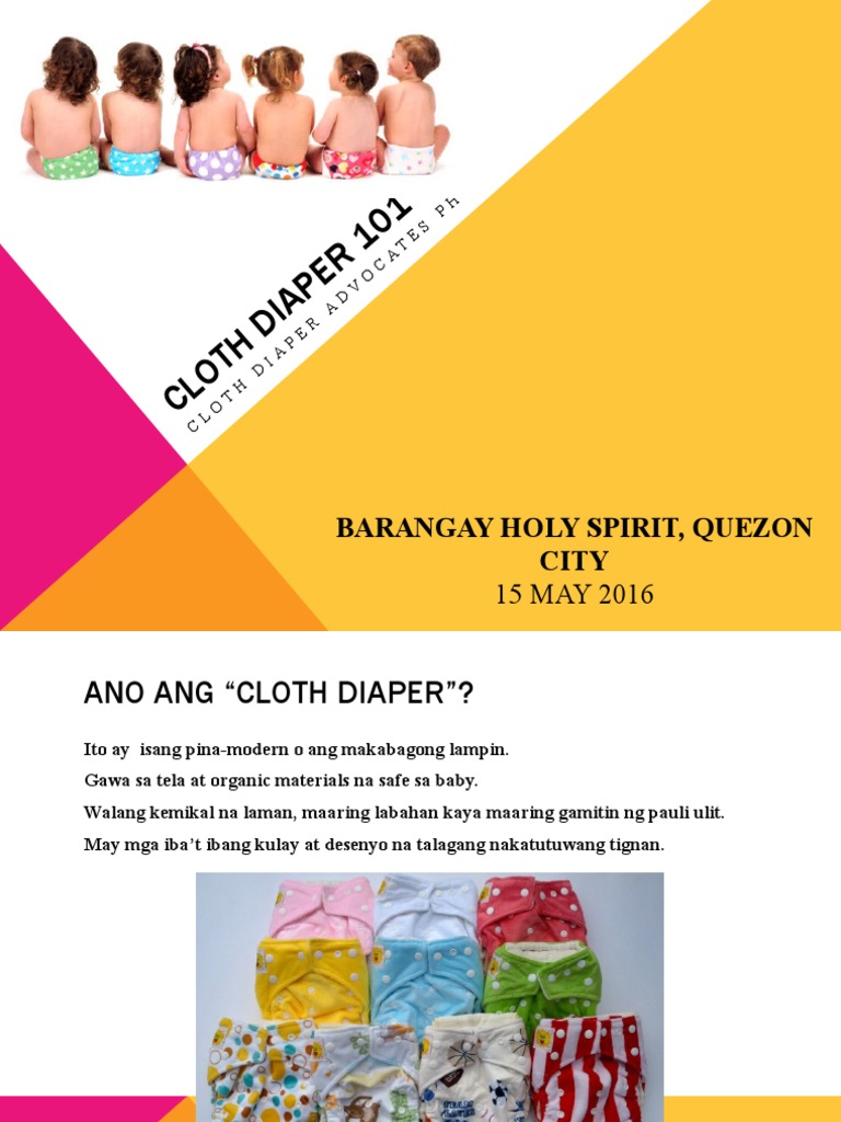 Cloth Diaper 101 | PDF