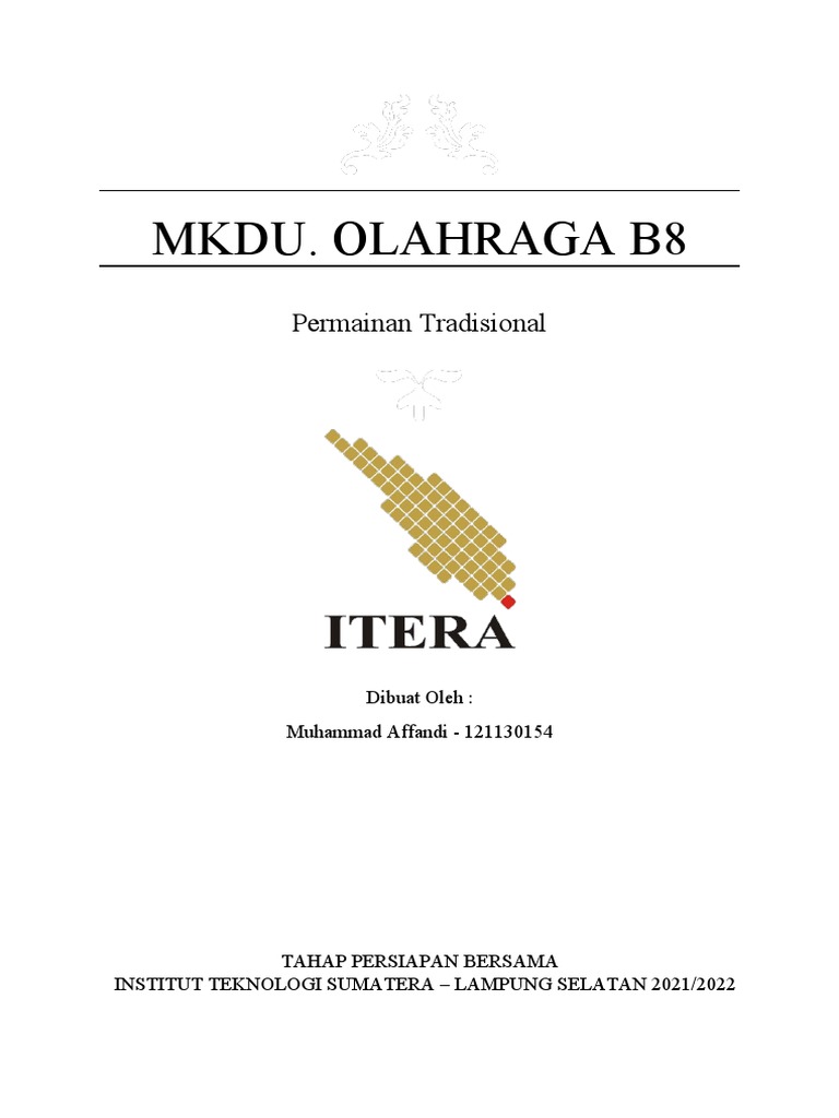 Muhammad Affandi 121130154 Permainan Tradisional | PDF | Game & Aktivitas