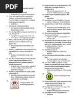 100 Questions + Answers LTO Exam Reviewer (TAGALOG) - WhatALife! | PDF