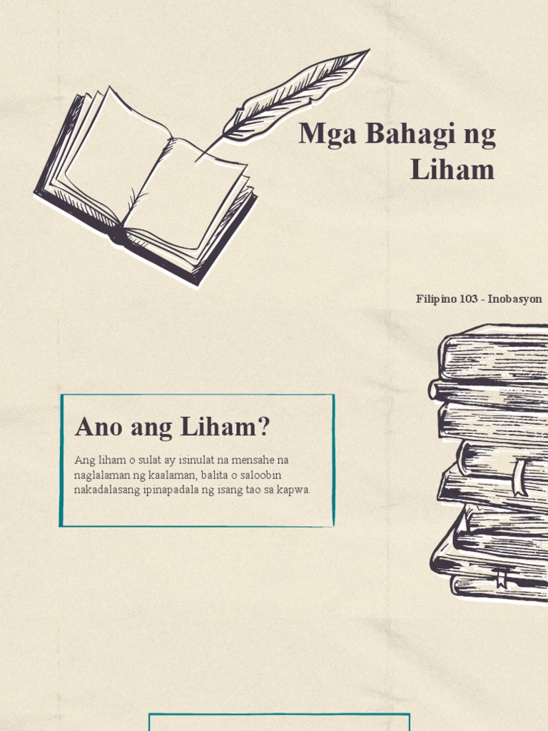 Bahagi NG Liham | PDF
