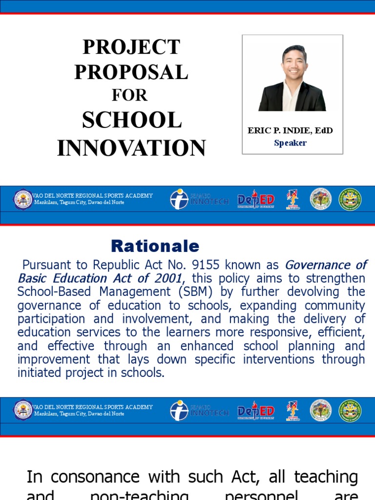 Project Proposal: School Innovation | Download Free PDF | Innovation ...