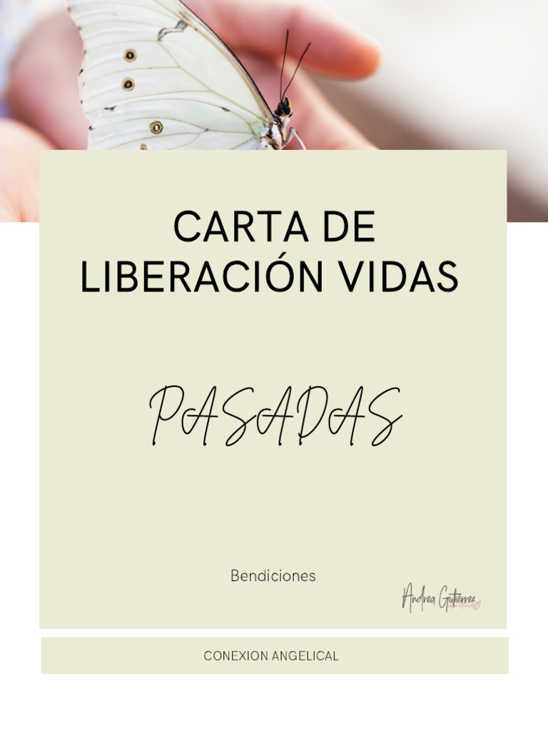 Carta Liberación Vidas Pasadas | PDF