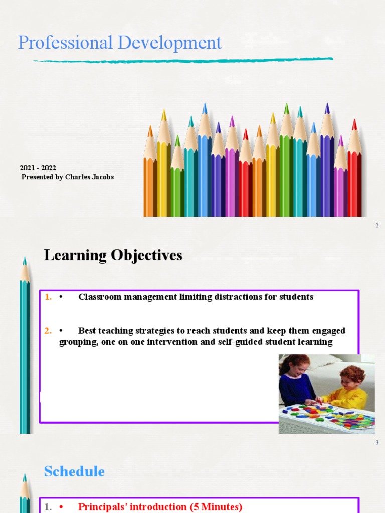 State and District Academic Standards Professional Development 1 1 ...