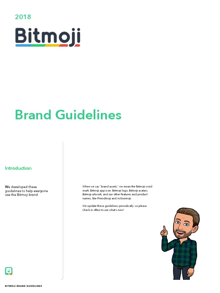 Bitmoji Brand Guidelines | PDF | Logos | Icon (Computing)