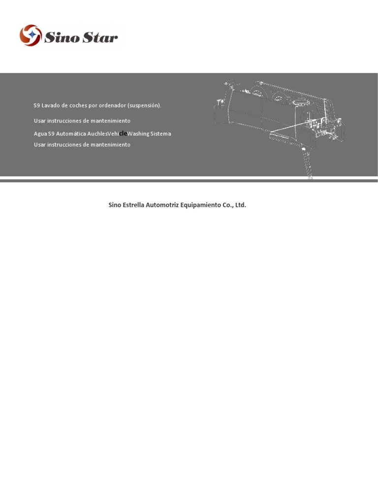 Manual S9 Lavado Automático de Autos | PDF | Bomba | Ventana (informática)