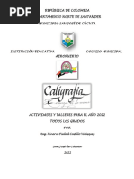 Letra Palmer 1 | PDF | Caligrafía | Escritura