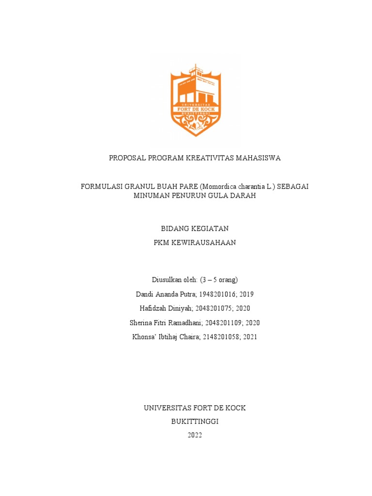 Granul Buah Pare untuk Turunkan Gula Darah | PDF | Kesehatan Holistik