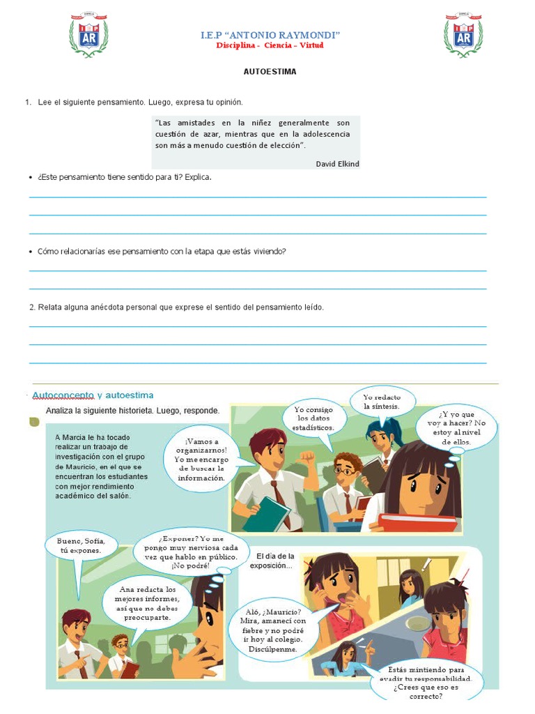 Ficha Nash - Autoestima | PDF | Autoestima | Conceptos psicologicos