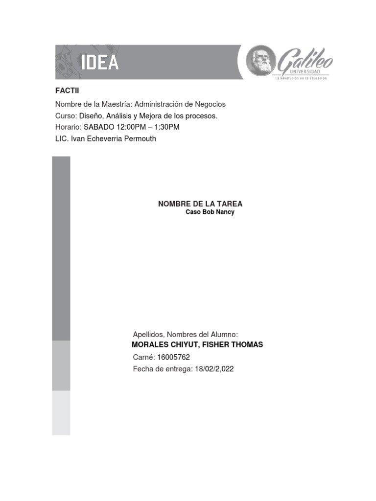 Caso Bob Nancy | PDF