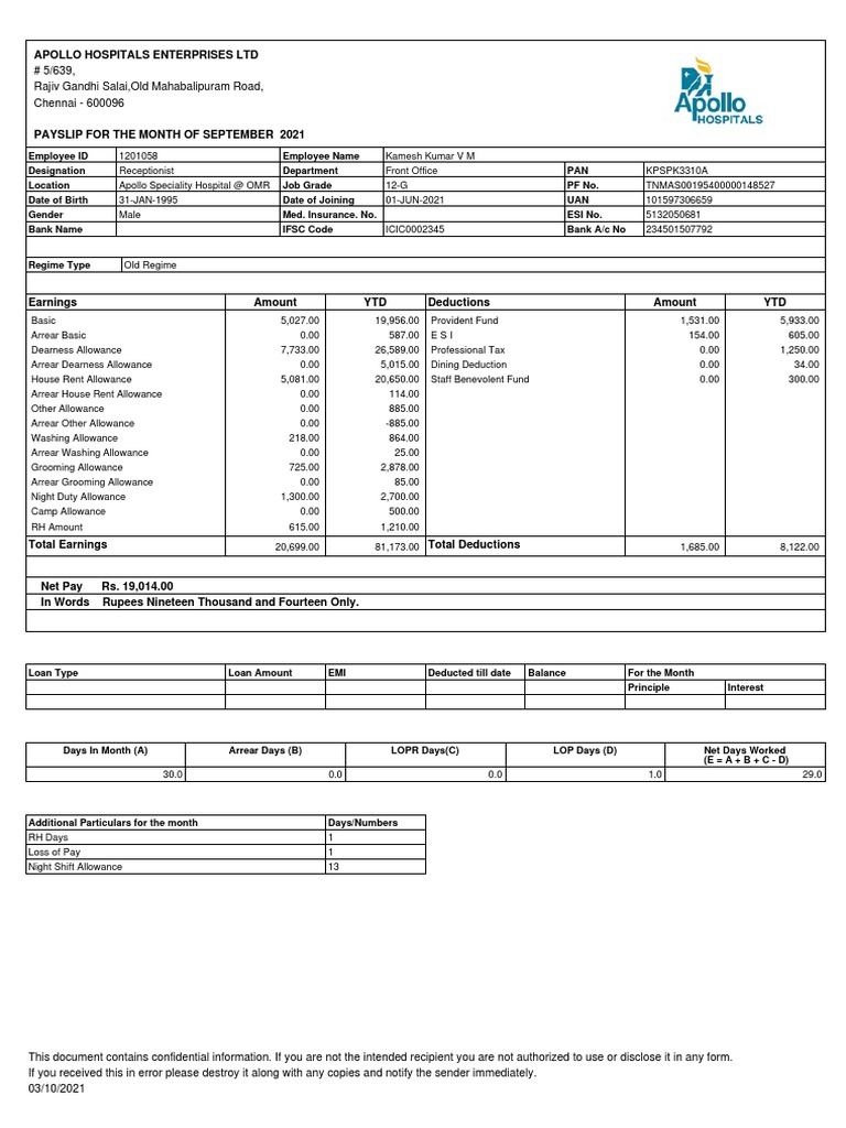 Payslip 9 2021.pdf3301655635205489526 | PDF | Public Finance | Economies