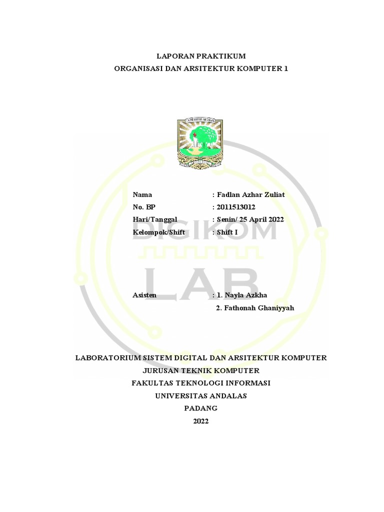 I 2011513012 Fadlan Azhar Zuliat Modul2 | PDF