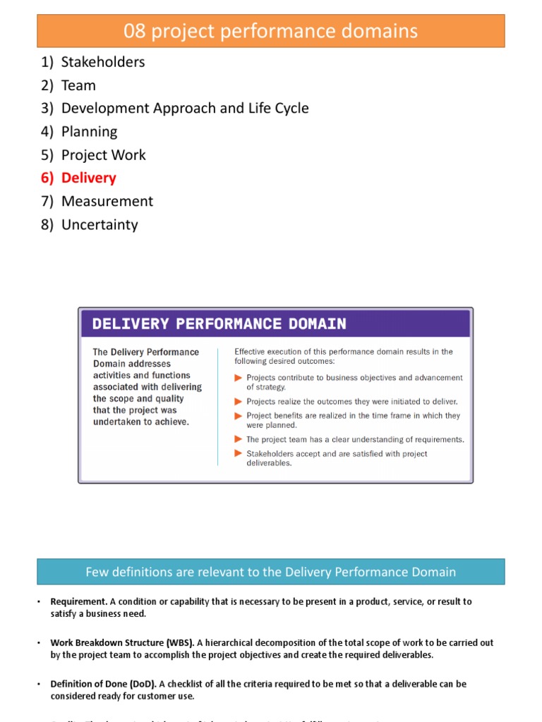 08 Project Performance Domains | Download Free PDF | Project Management ...