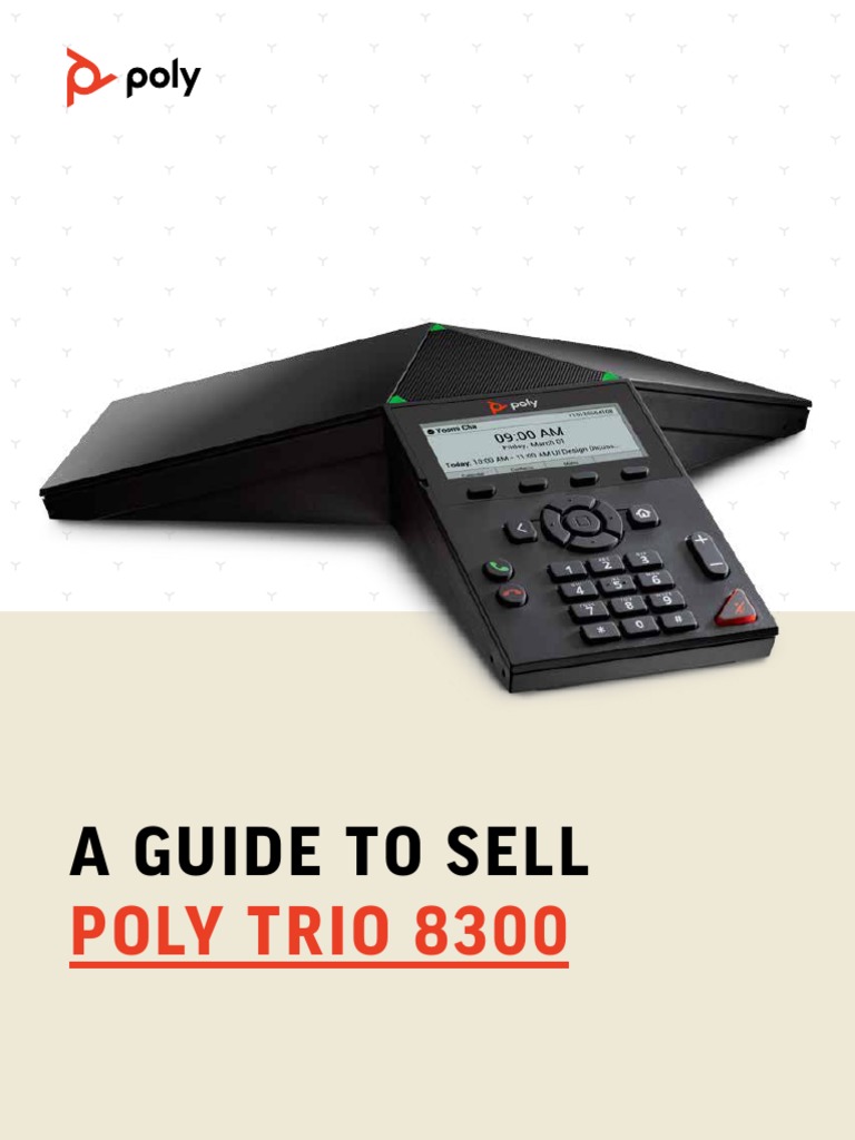 Poly Trio 8300 A Guide To Sell | PDF | Service Industries | Computer ...
