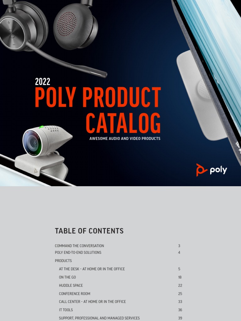Poly Product Catalog | PDF | Bluetooth | Usb
