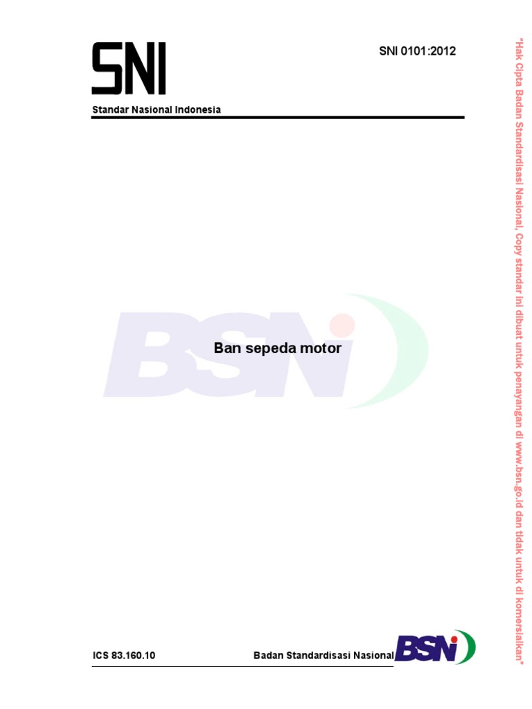 Sni 0101-2012 | PDF | Komputer | Teknologi & Rekayasa