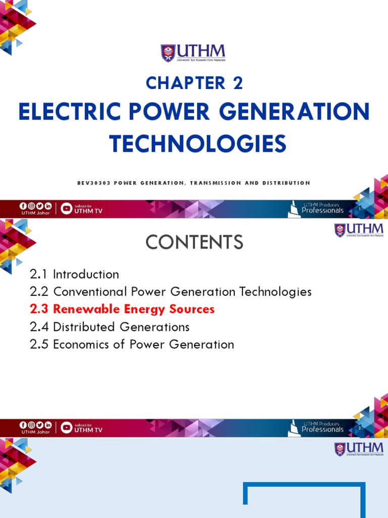 Chapter 2 Part 2 (Turbine - Solar) | PDF | Solar Power | Photovoltaic ...