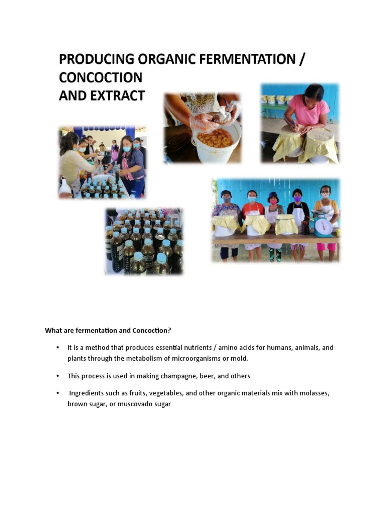 Produce Organic Concoction and Extract | PDF | Water | Coconut