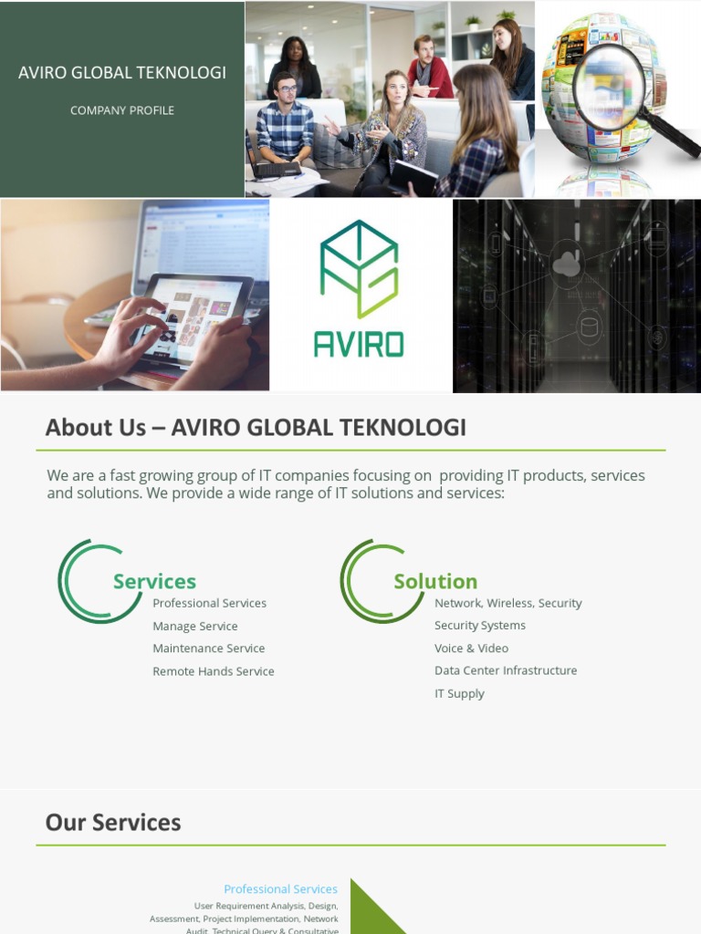 #AVIRO GLOBAL TEKNOLOGI - Company Profile Rev12.3 | Download Free PDF ...