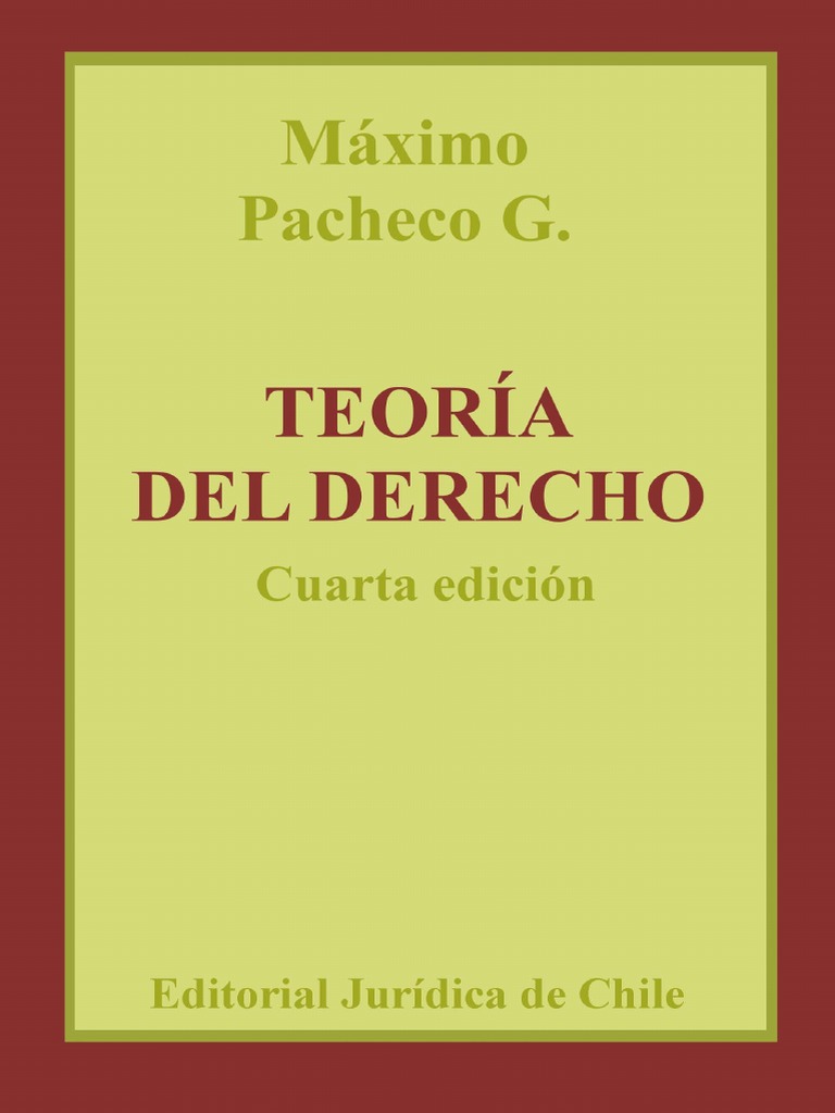 Teoria Del Derecho - Maximo Pacheco G. | PDF | Bien común | Homo Sapiens