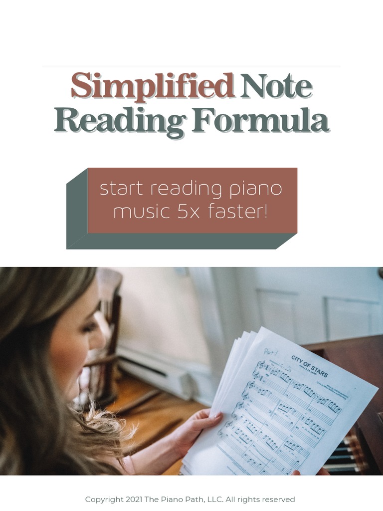 1635171973942copy of Simplified Note Reading Formula FINAL | PDF | Clef