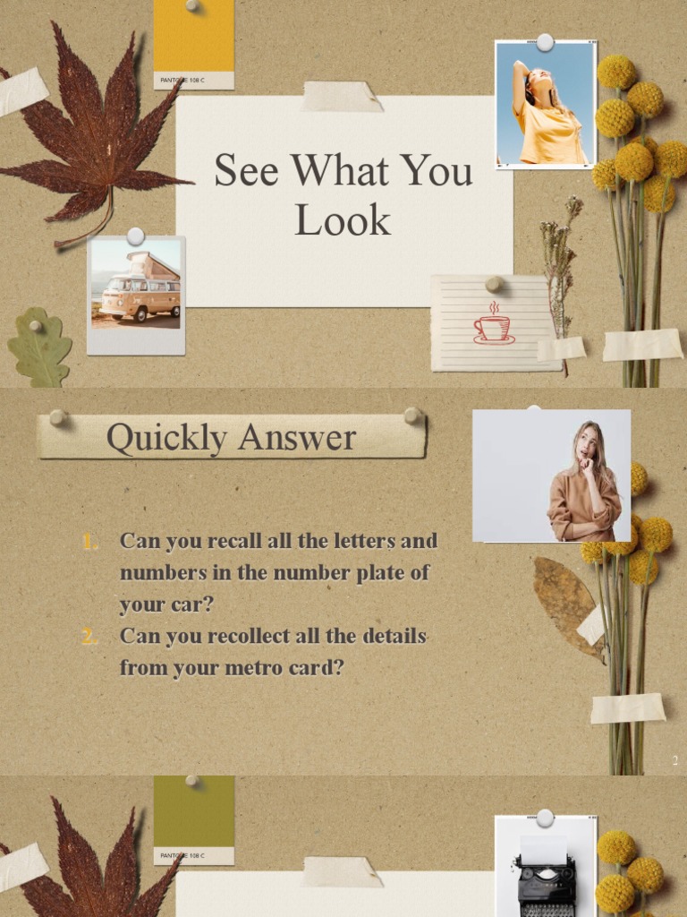 The Art of Noticing Explained | PDF