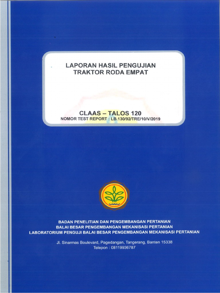 Test Report Talos 120 (47 HP) (2019) | PDF