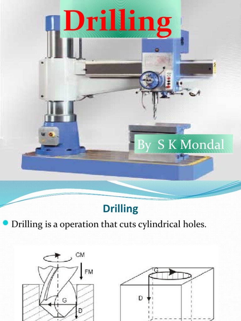 CH 5 Drilling | PDF | Drilling | Drill