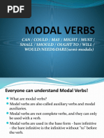 Overview of Modal Verbs in English | PDF | English Language | Onomastics