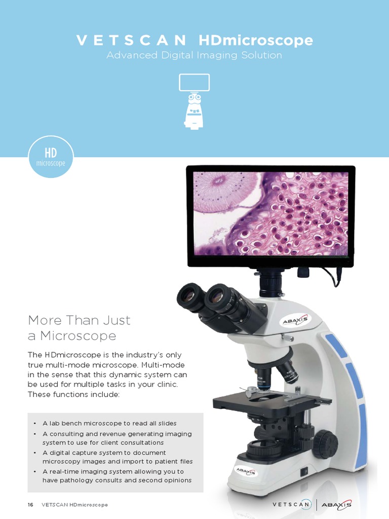 More Than Just A Microscope: Advanced Digital Imaging Solution | PDF ...