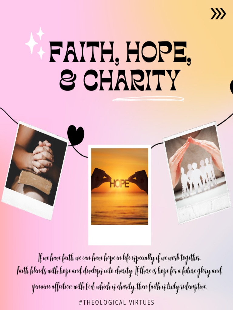 Faith, Hope, & Charity: #Theological Virtues | PDF