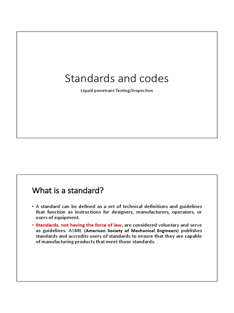 Standards and Codes: What Is A Standard? | PDF | Ultraviolet | Rectifier