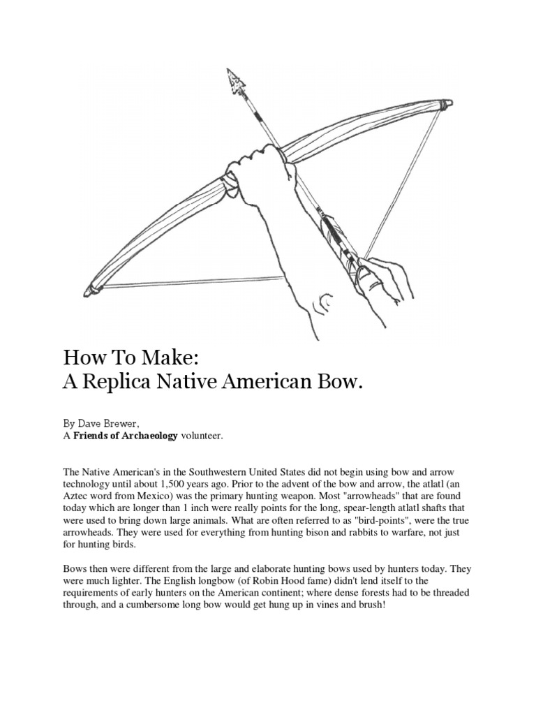How To Make A Bow Net | PDF | Bow And Arrow | Arrow