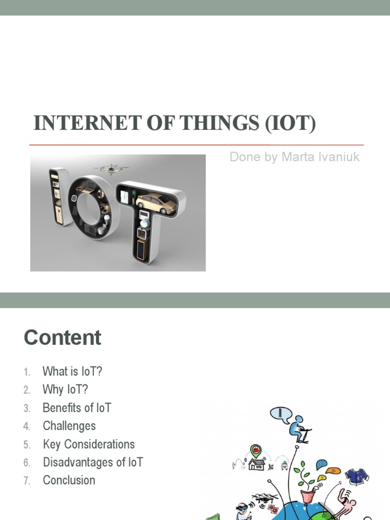 Internet of THINGS (Iot) | PDF | Internet Of Things | Computing