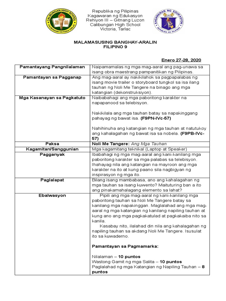 Fil 9 Mar 9-13 Kabanata 48-60 | PDF
