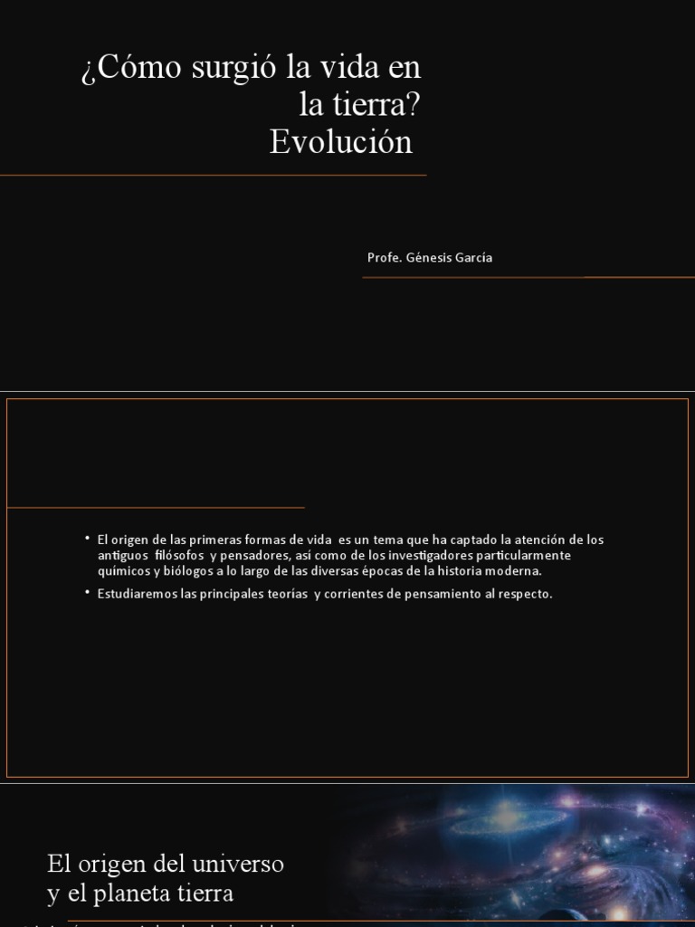 Origen de Las Primeras Formas de Vida | PDF