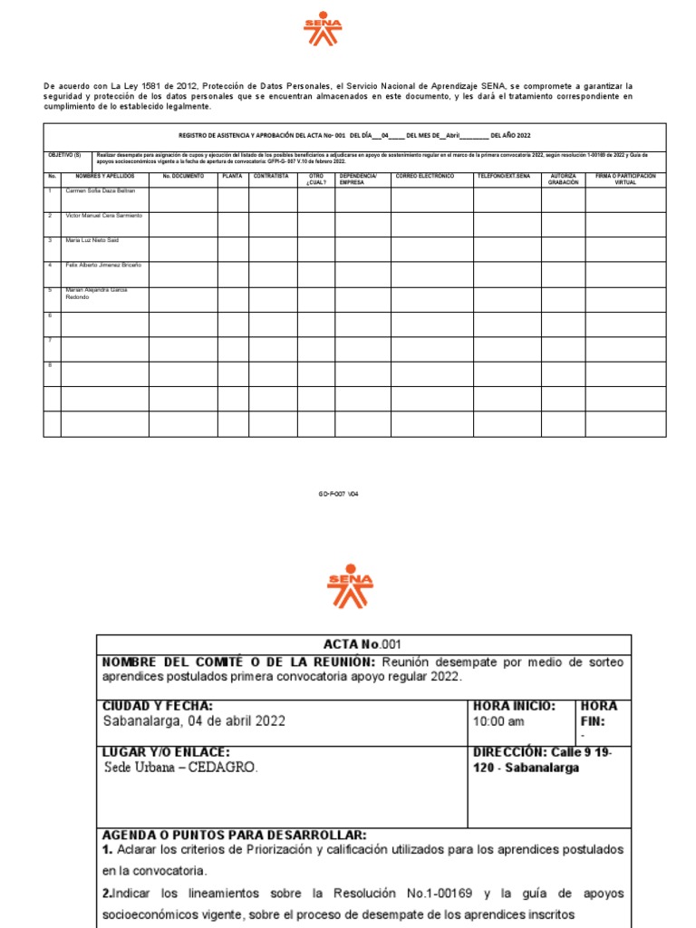 Acta Desempate 1 Conv Apoyo Regular Cidm 2022 | PDF | Etica Aplicada | Justicia