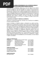 Modelo de Acta Junta Directiva | PDF